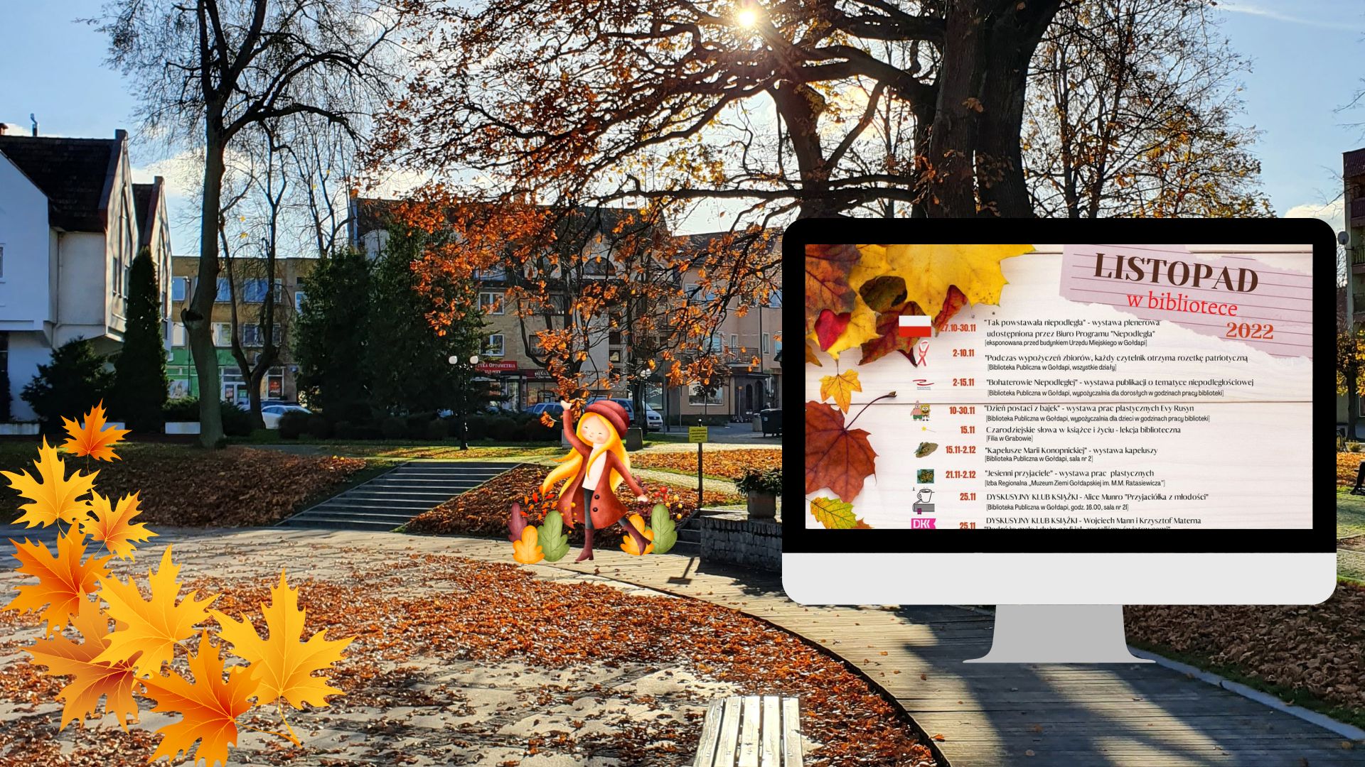 Ciekawy, pełen pomysłów, kolorowy listopad w bibliotece